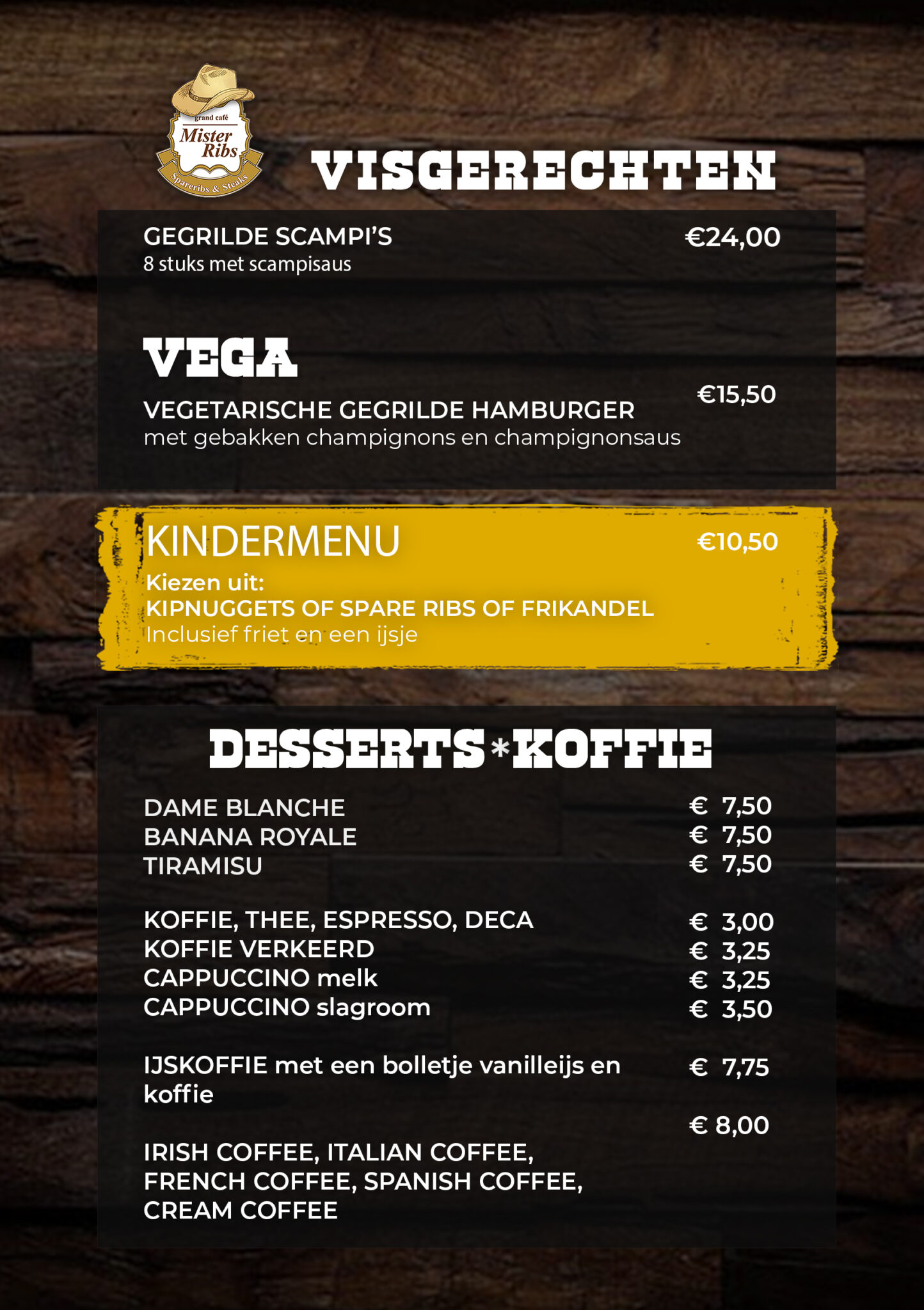 Menu - www.mister-ribs.com