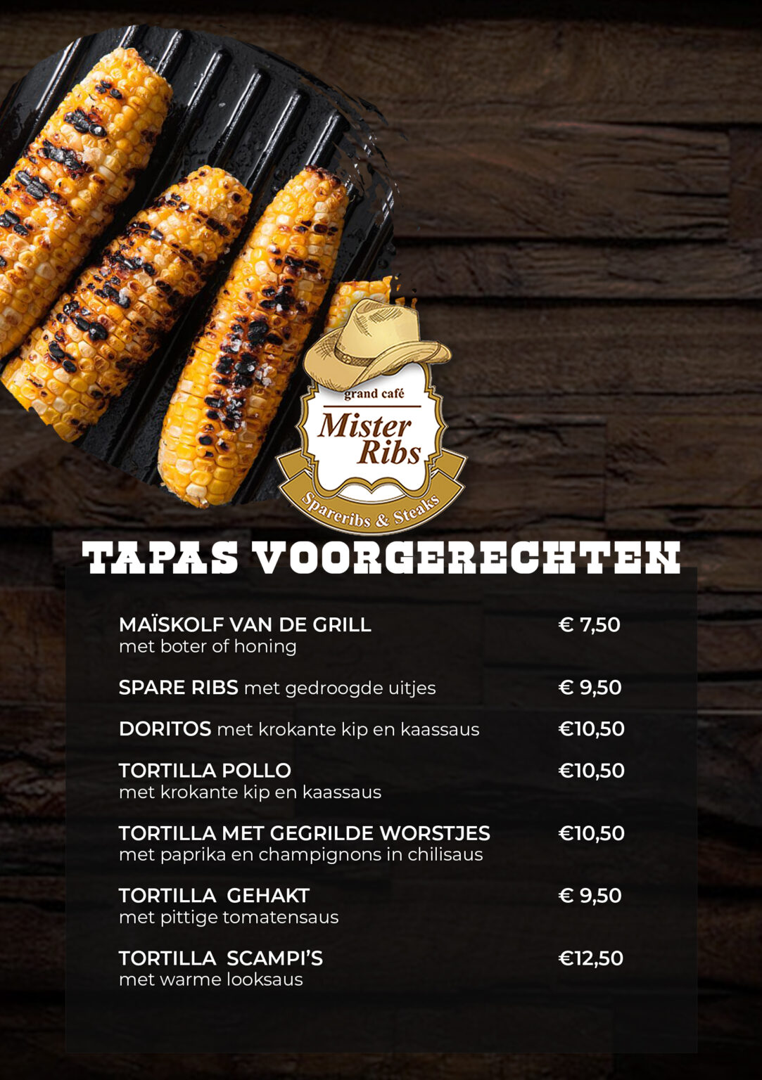 Menu - www.mister-ribs.com