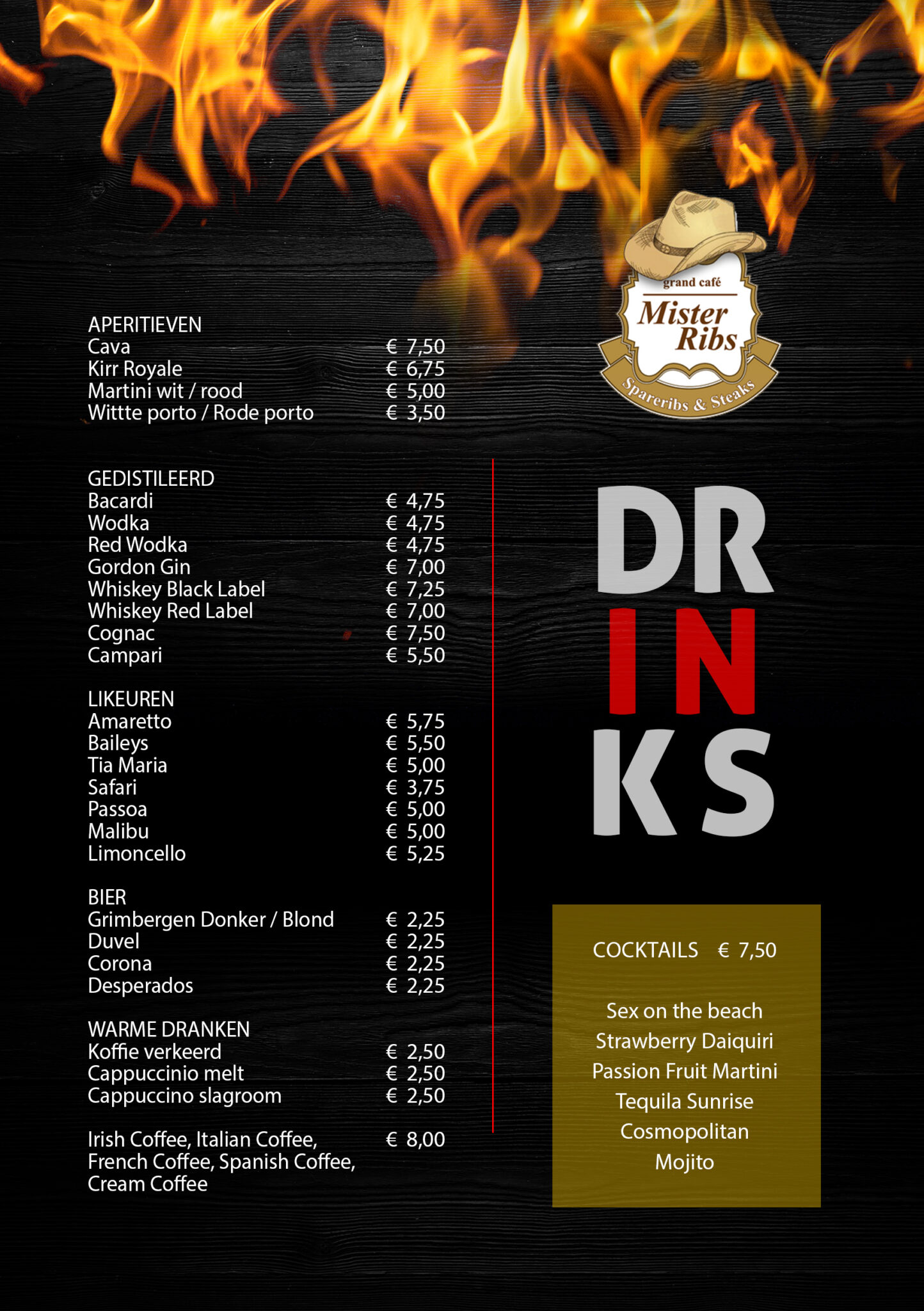 Menu - www.mister-ribs.com